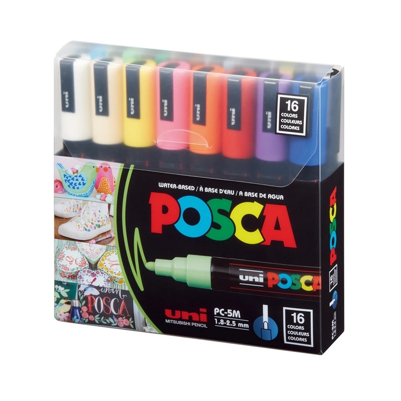 Posca markeri PC-5M 16 komada - Besplatna dostava 2-3 dana