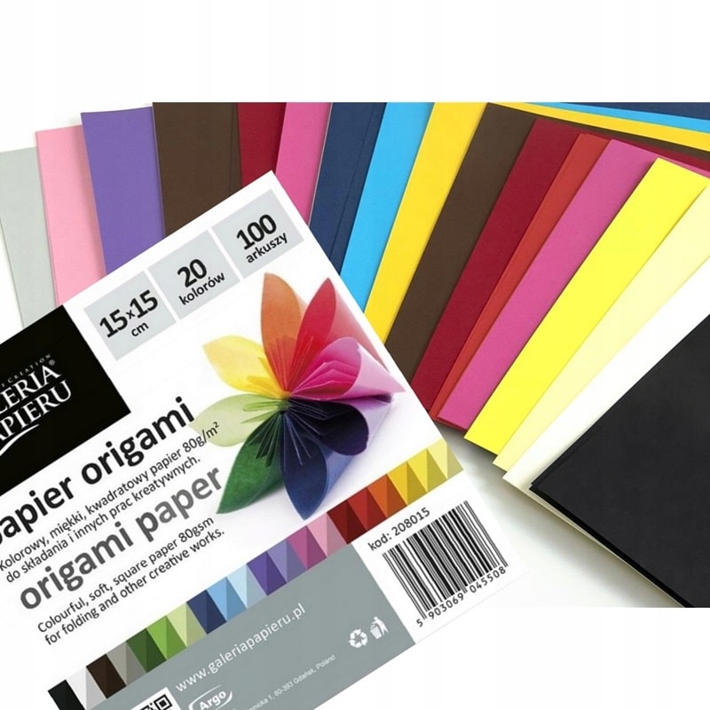 Origami papir - Širok izbor boja i oblika -NB HOBBY&ART shop