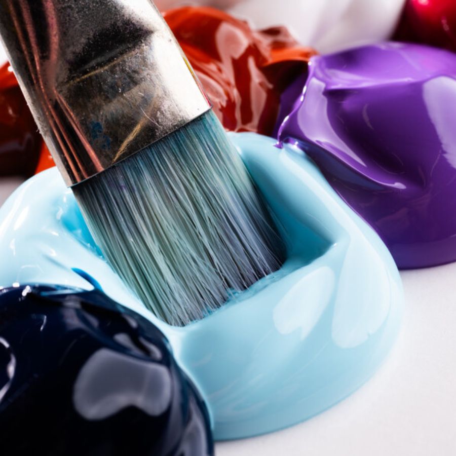 Slikarski pribor - Akrilne boje - Slikarska platna i kistovi